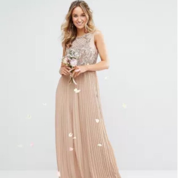 ASOS | Dresses | New Asos Maya Deluxe Prom Bridesmaid High Neck ...